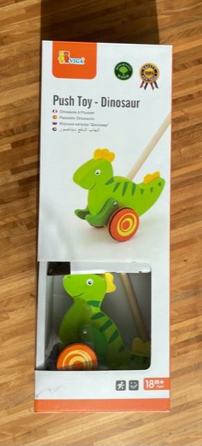 Igrača za potiskanje - dinozaver, Viga (Push Toy - DInosaur)