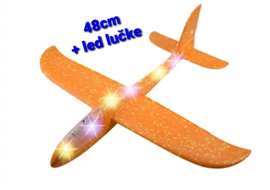 Letalo iz EPS stiroporja Mini letalo, +LED Lučke *Novo*Gratis dostava*