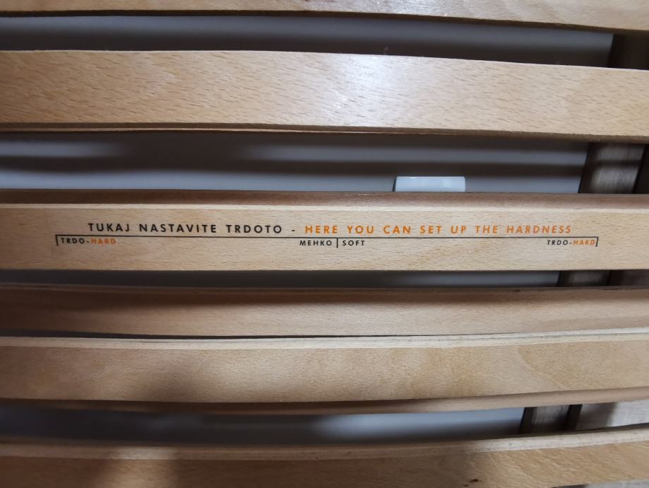 Letveno dno za posteljo 90x200 cm 2 kos