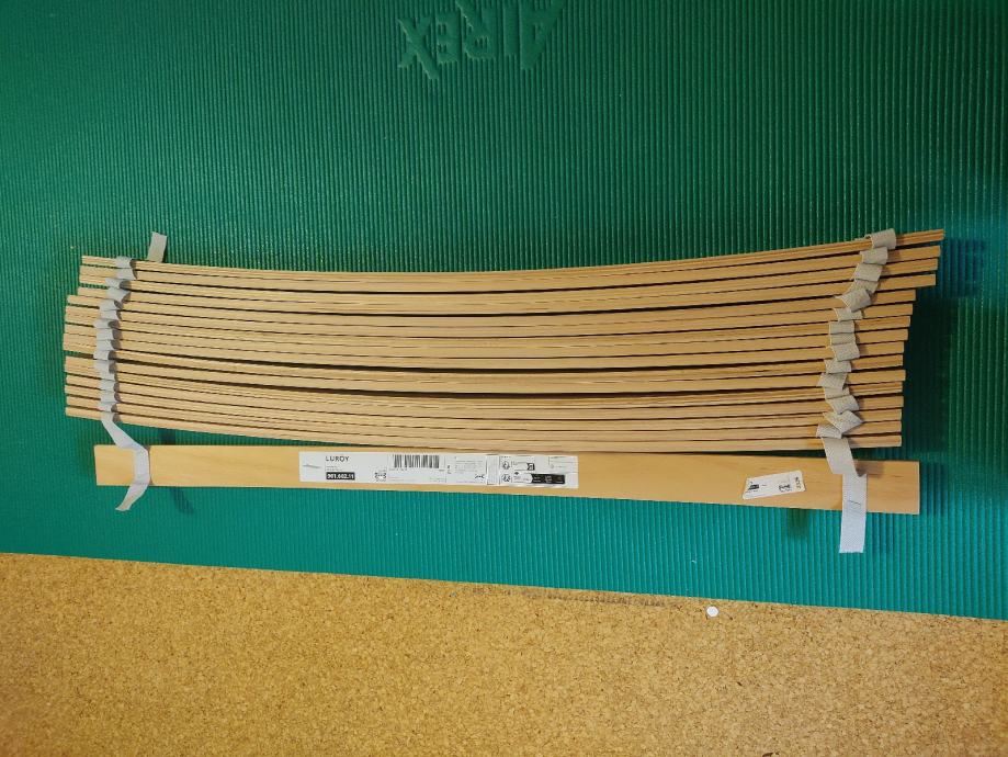 Letvice lesene Ikea Luröy 90x200