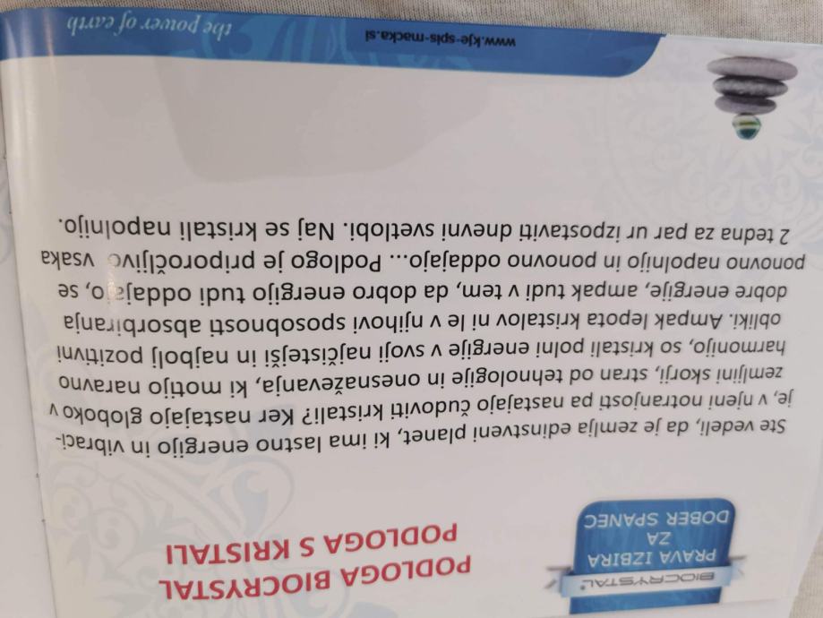 Podloga Biocrystal - podloga s kristali