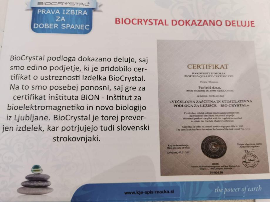 Podloga Biocrystal - podloga s kristali
