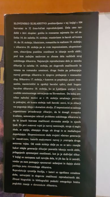 Likovna monografija Slovensko Slikarstvo