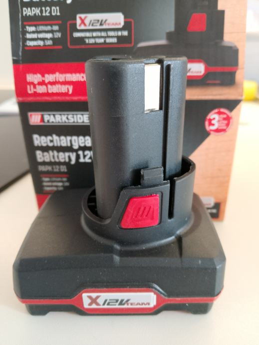 Baterija Parkside 12v 5ah