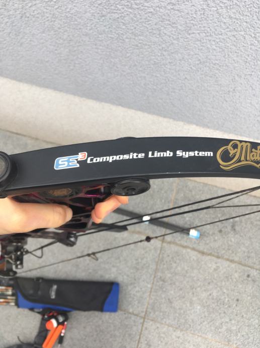 Sestavljen lok compound Mathews Composite limb system SE3