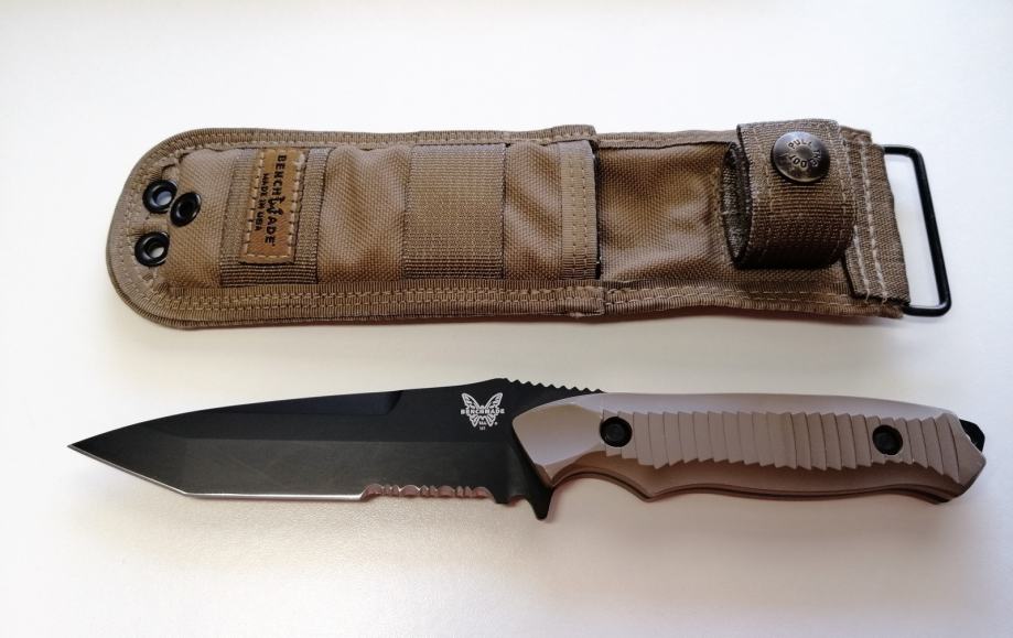 Taktični fiksni nož Benchmade 141 Nimravus s tokom (ni Spyderco)