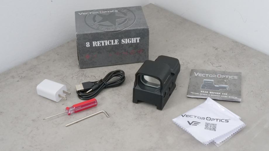 Vector Optics Omega 8 Reticle Red Dot Sight - DEMO