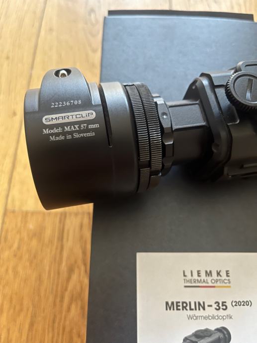 Termovizijski nastavek LIEMKE MERLIN 35 + 57 mm SMARTCLIP CLIP ON
