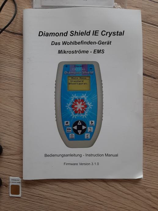 Crystal Diamond Shield zaper s priborom