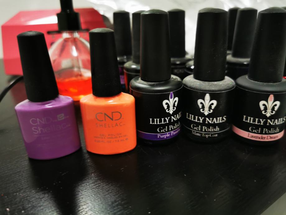 Gel lak, shellac, lilly nails