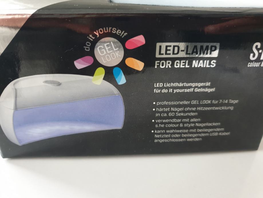 S-he led lučka za gelirane nohtke DM