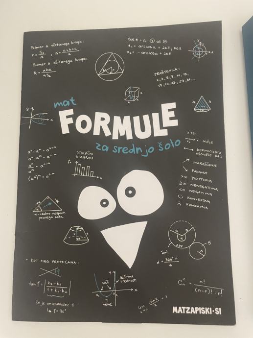 MATPOLE, MATZAPISKI + vse formule za matematiko na maturi