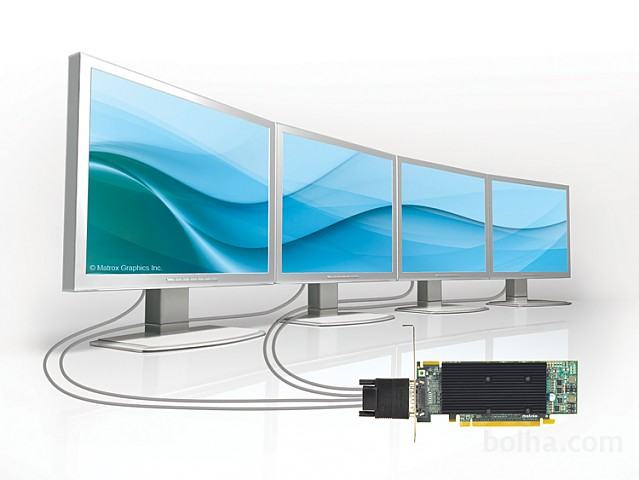 MATROX M9140 512MB LP PCIe 4xDVI