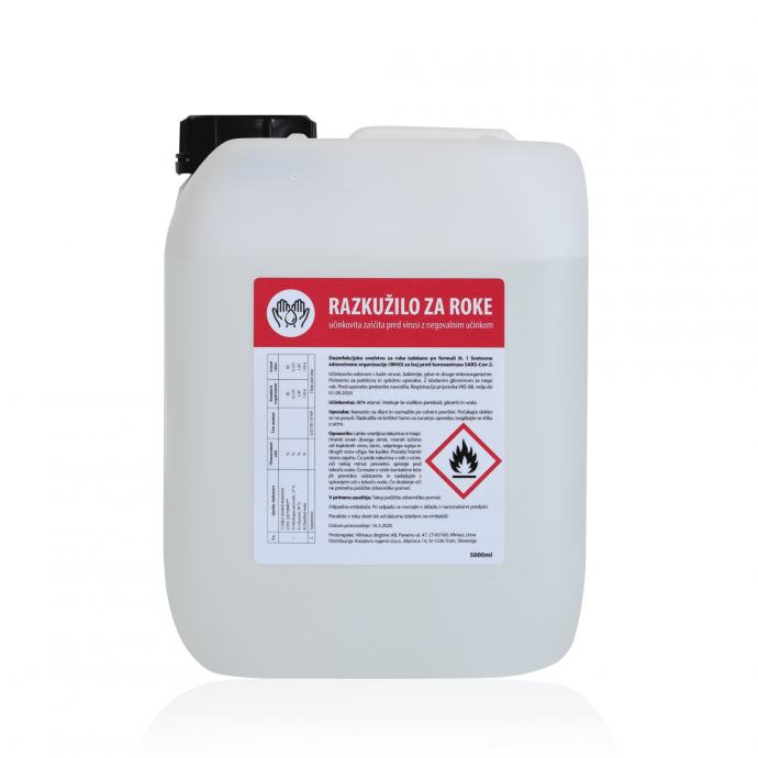Razkužilo za roke (5l)