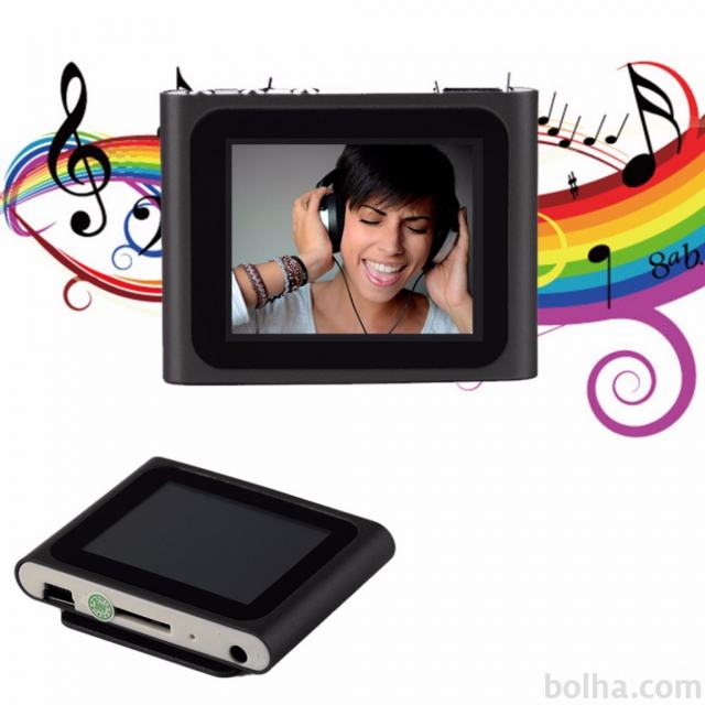 VIDEO MP3/MP4 PREDVAJALNIK+ USB KABEL+ SLUŠALKE-GARANCIJA