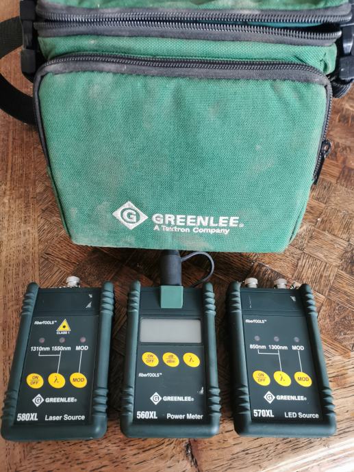 Greenlee 570xl optika vlakna merilnik signala
