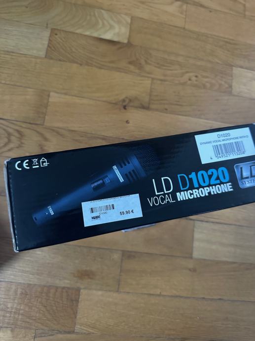 Mikrofon LD D1020 + iRig Pre + 7,5km kabla (za snemanje na telefonu)