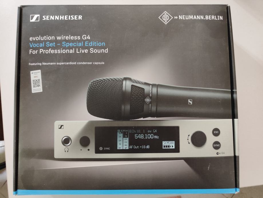 Sennheiser ew 500 G4-KK205 BW Band - Brezžični mikrofon Neumann