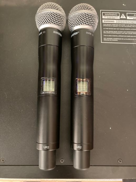 Shure ur4d in 2 sm58 J5E dvojni set