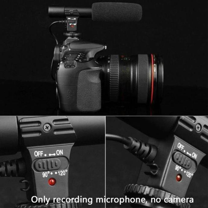 stereo mikrofon za kamero, DSLR..., jack