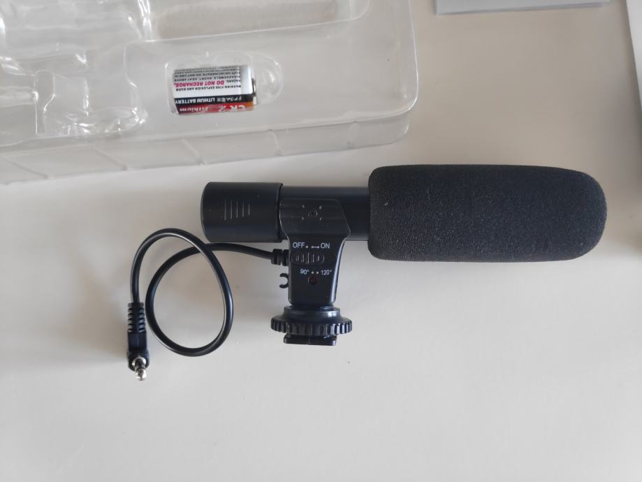stereo mikrofon za kamero, DSLR..., jack