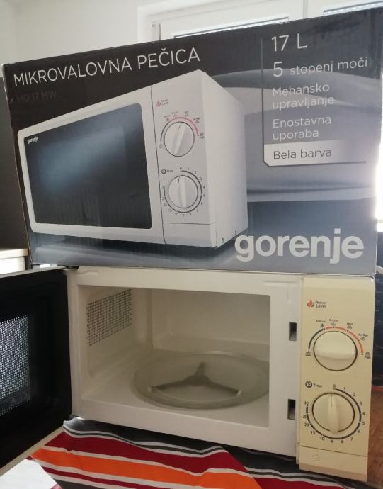 Mikrovalovna pečica Gorenje, 17 l