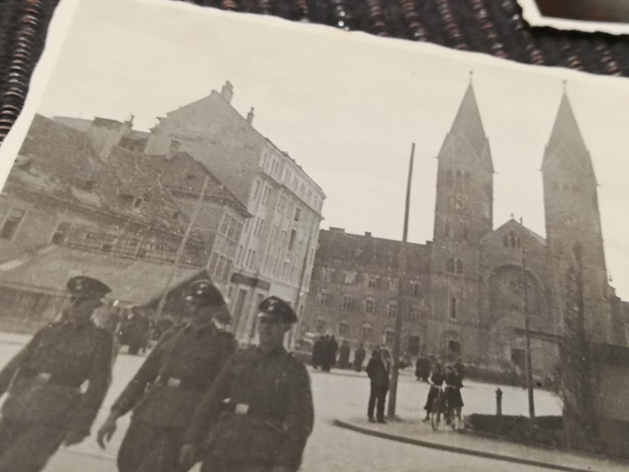 7 x WW2 stare originalne fotografije Maribor porušen most,Marburg,voj