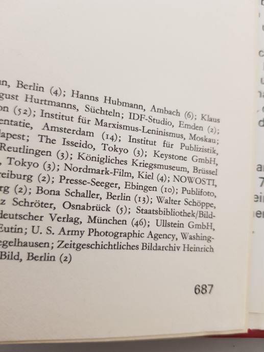 DRUGA SVETOVNA VOJNA - SLIKE, PODATKI, DOKUMENTI (1968)