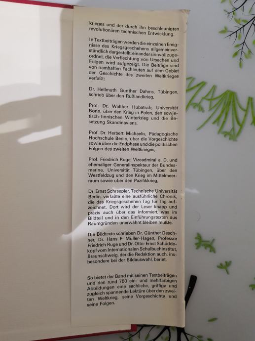 DRUGA SVETOVNA VOJNA - SLIKE, PODATKI, DOKUMENTI (1968)