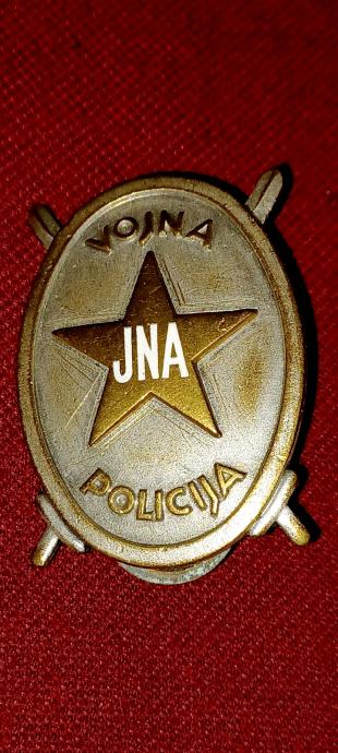 JNA PRSNI ZNAK VOJNA POLICIJA