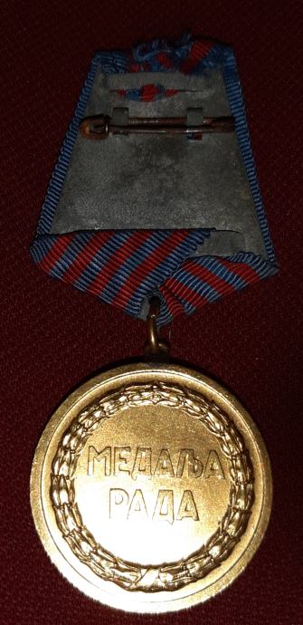 JUGOSLAVIJA MEDALJA DELA