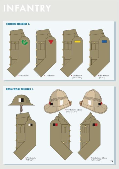 Knjiga WW1 British Battle Insignia