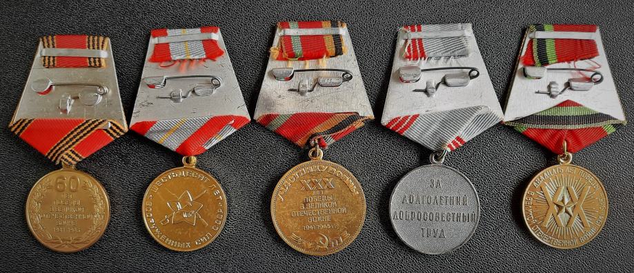 komplet medalj ZSSR
