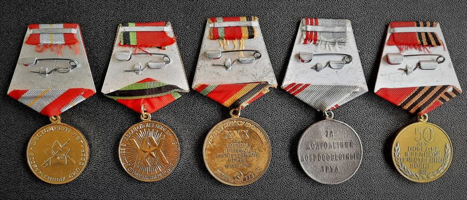 komplet medalj ZSSR
