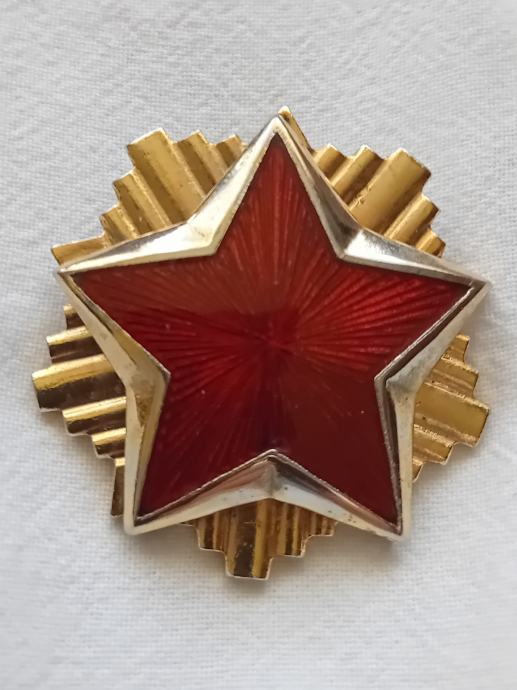 MILICA PETOKRAKA ZVEZDA ZA ŠAPKE VELIKA 1978 - 1991 IKOM Zagreb