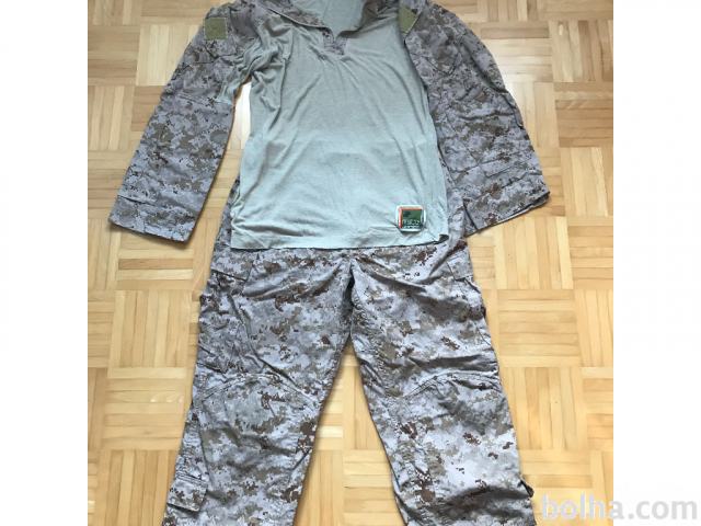 Original USMC FROG uniforma v desert marpat barvi
