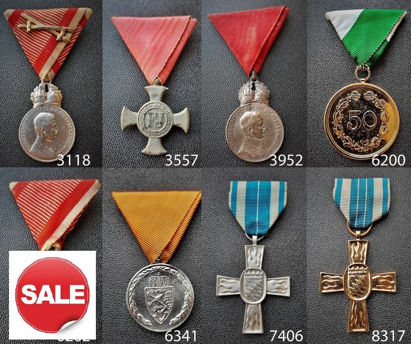 Različne medalje