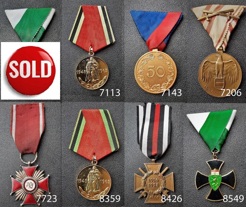 Različne medalje