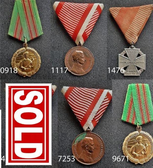 Različne medalje