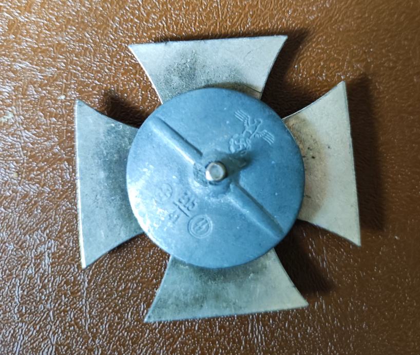 Replika 3. Rajh Železni križec I. reda 1939 na vijak
