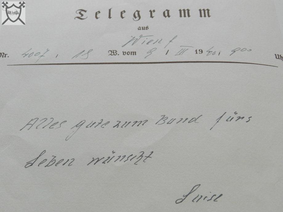 TELEGRAM NEMŠKI WWII (Tretji rajh)