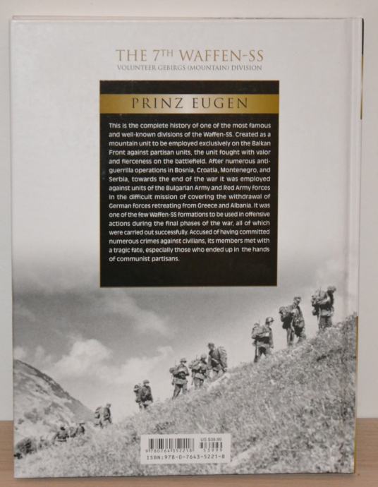 The 7th Waffen- SS Volunteer Gebirgs (Mountain) Division “Prinz Eugen”