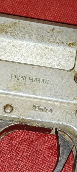WW2 NEMŠKA NACISTIČNA SIGNALNA PIŠTOLA ERMA ERFURT ZINK4