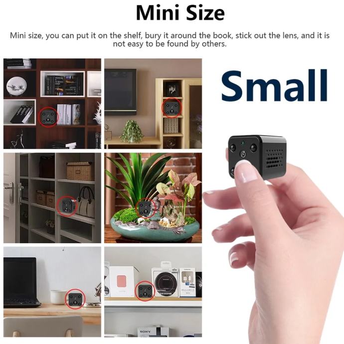 Mini kamera na SIM kartico 4G SPY kamere WiFi vohunska oprema za avto