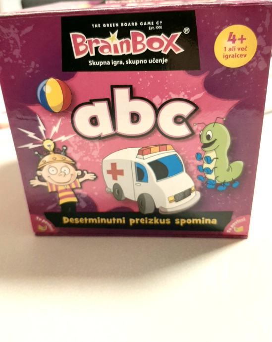 Brainbox ABC 4+ družabna igra, spomin