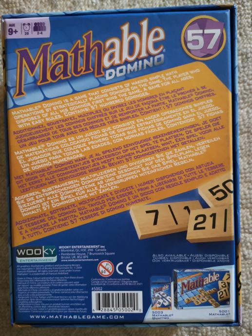 Mathable Učenje Matematike skozi igro domin