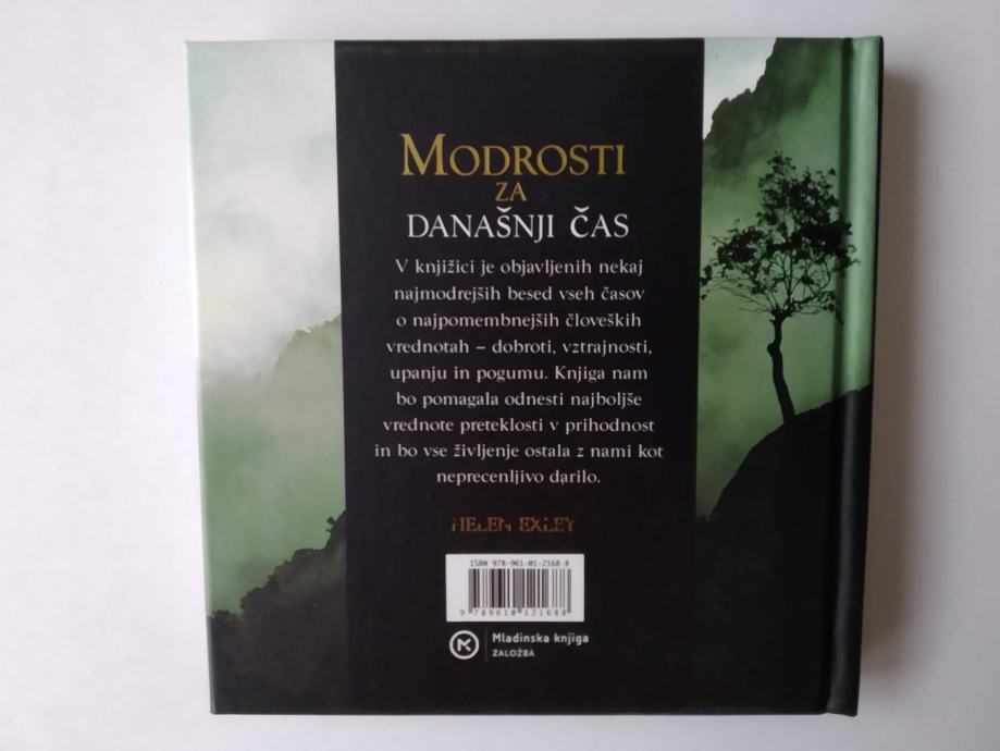 Knjiga “Modrosti za današnji čas” (modre misli in izreki; kot nova)