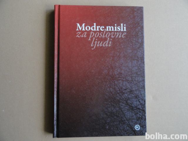 MODRE MISLI ZA POSLOVNE LJUDI