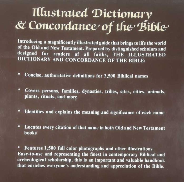 ILLUSTRATED DICTIONARY & CONCORDANCE OF THE BIBLE