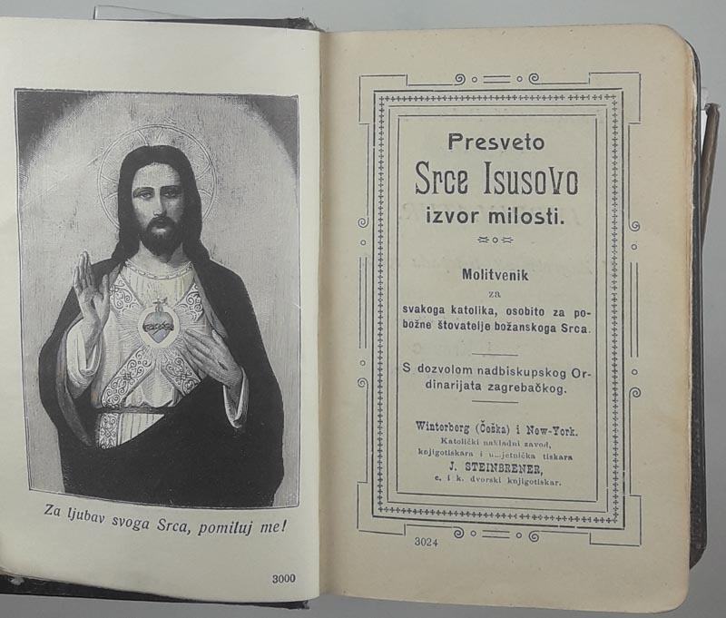 PRESVETO SRCE ISUSOVO IZVOR MILOSTI - MOLITVENIK